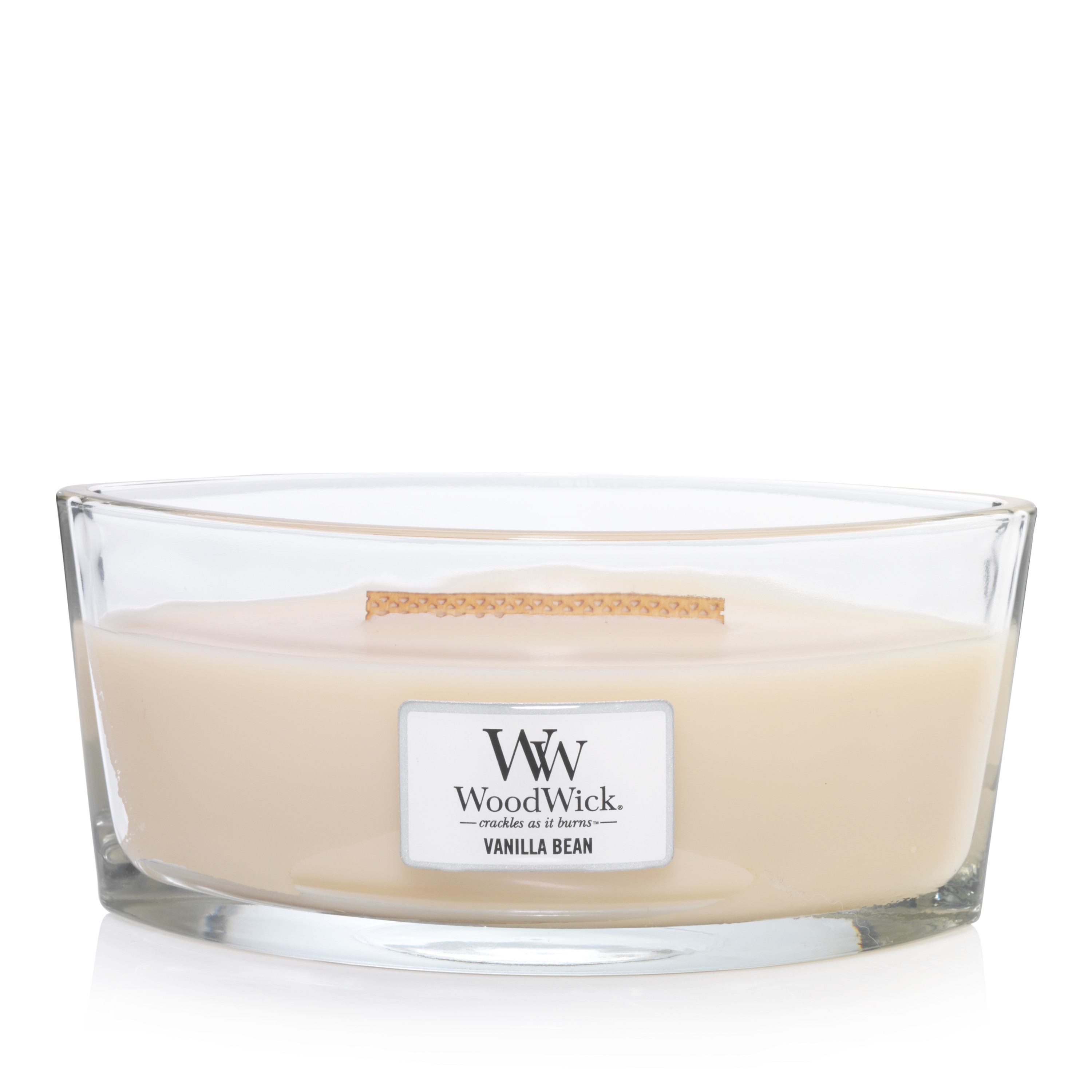 Vela perfumada Ellipse Woodwick Vanila Bean - Foncalclima - Premium