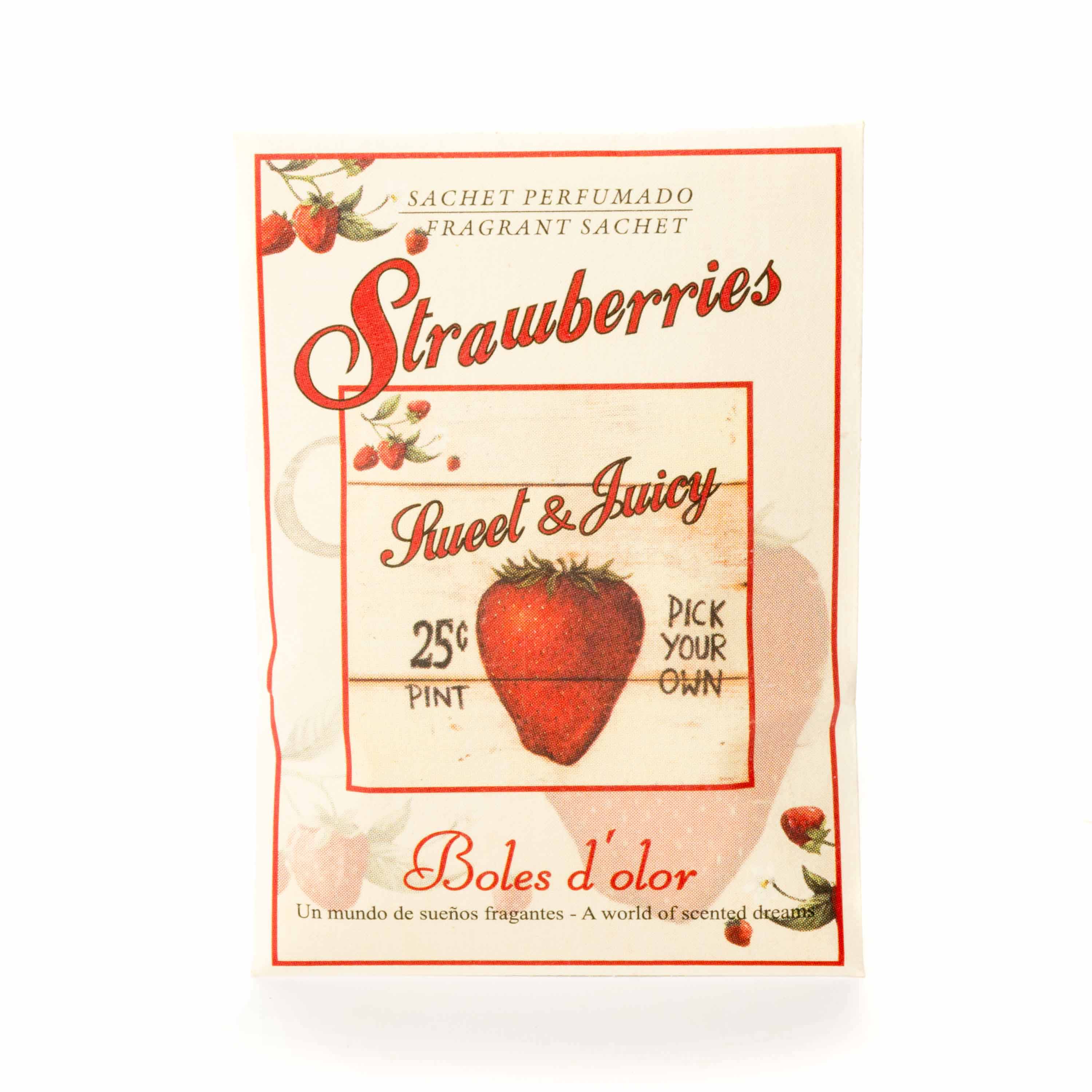 Minisachet Strawberries Sweet & Juicy Boles d'olor-Foncalclima-Premium